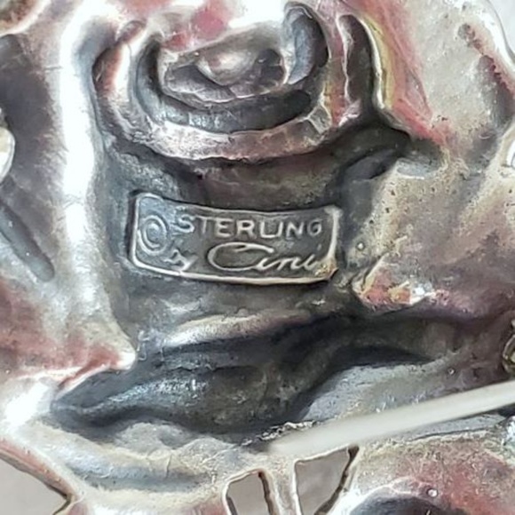 Guglielmo Cini | Jewelry | Vintage 4s Cini Rose Brooch Pin | Poshmark